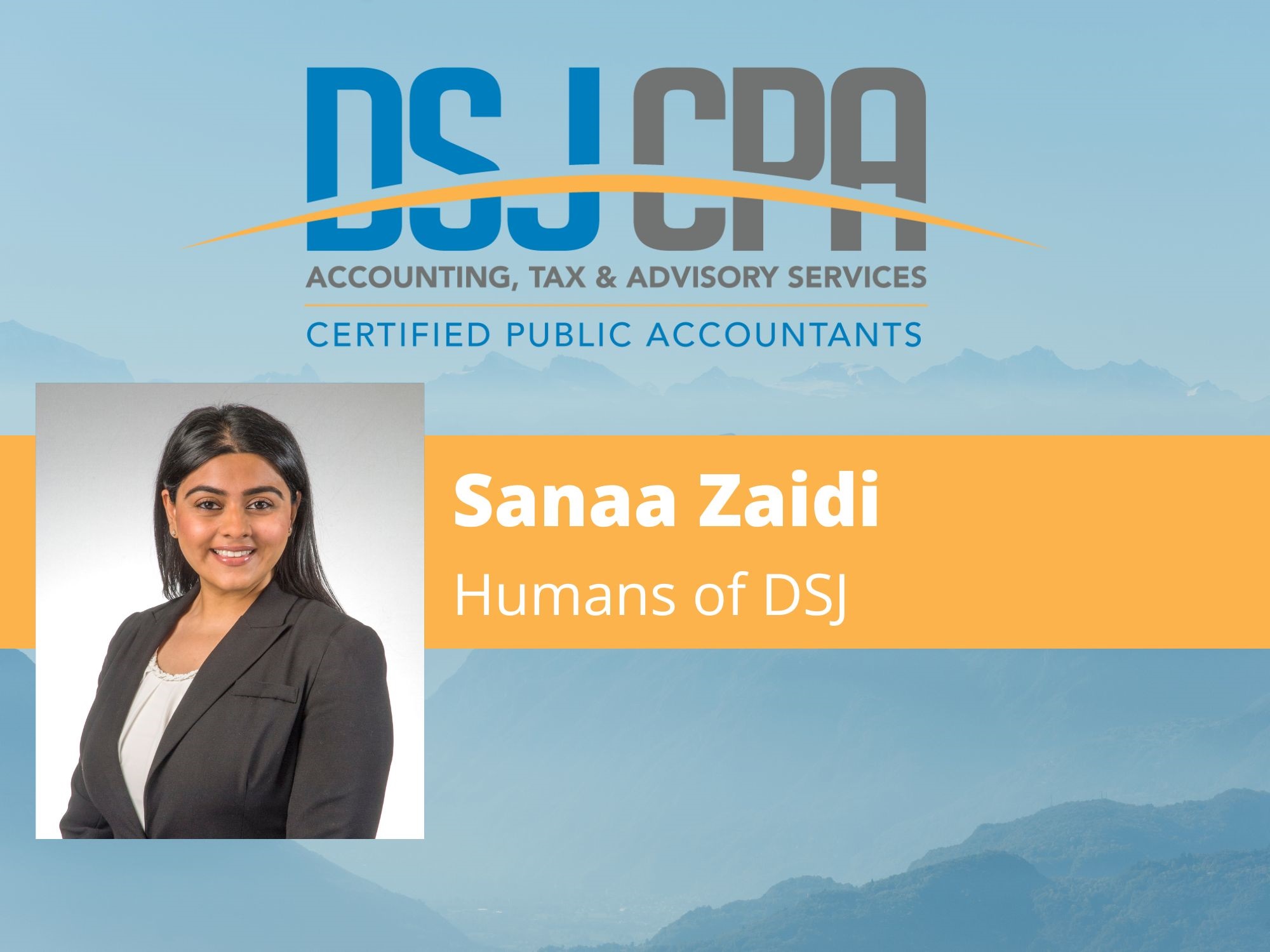 Humans Of DSJ - Sanaa Zaidi - DSJ